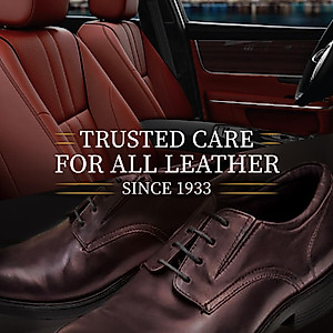 Leather Cleaner by Lexol, Use on Furniture, Car Interiors, Shoes, Handbags, Accessories, 33.8 Fl Oz Each