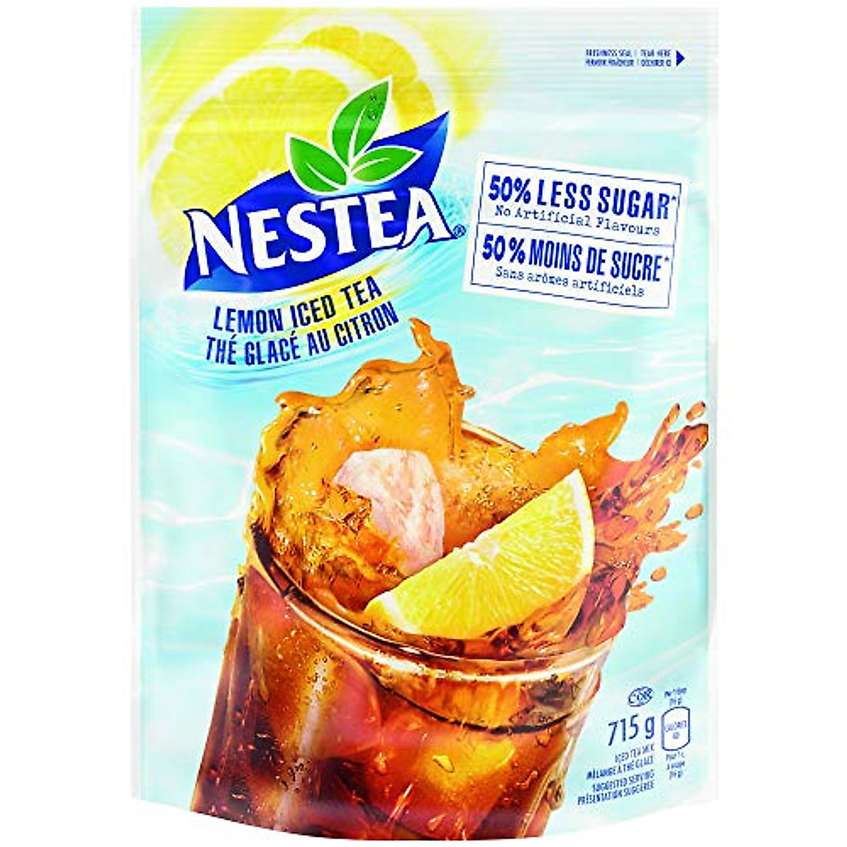 NESTEA Lemon Iced Tea Mix, 715g/25.2 oz., Pouch (Imported from Canada)