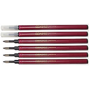 Hauser 777 Rollerball Refills - 6 Pack - Black