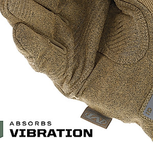 Mechanix Wear: M-Pact 3 Tactical Work Gloves, Touchscreen Capability, Synthetic Leather Gloves, Finger Reinforcement and Impact Protection, Work Gloves for Men (Coyote Brown, Medium)