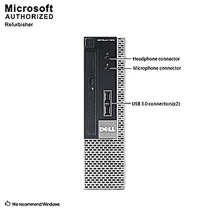 DELL OptiPlex 7010 Ultra Small Form Factor Desktop PC - Intel Core i5-3470S 2.9GHz, 8GB, 240GB SSD, Windows 10 Professional (Renewed)']