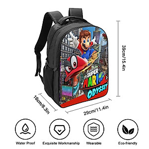 SCGOLD Anime Backpacks Sets, Cartoon Animal Laptop Backpack Daypack 3D Printed Schoolbag 3 piece for Girls Boys Teens Elementary Middle School Bookbag Combo Set with Lunch Box and Pencil Bag, Red