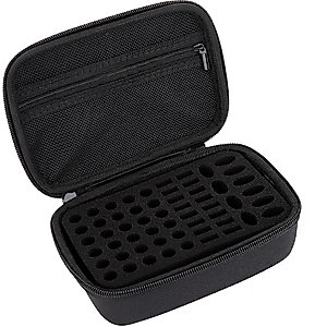 HUIZHU EVA Storage case with Elastic Protective Sponge for Storing 5IO pen Battery and Electronics and USB Charger and U disk (Black)