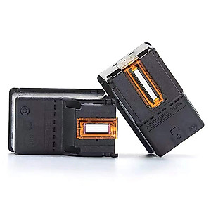 LEBOK for HP-62XL Fine Cartridge Remanufactured for HP 62 XL Ink Cartridges 2 Black for HP Envy 5540 5640 5660 7640 8000 OfficeJet 5740 8040 8045 OfficeJet 200 250 258 Mobile Printer