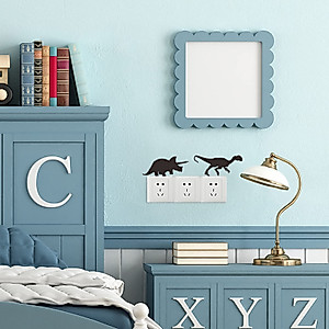 Dinosaur Light Switch Decal Sticker,Cute Dinosaurs Bedroom Wall Sticker Peel & Stick Cartoon Wall Art Home Decor Stickers