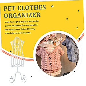 BCOATH 1pc Clothing Display Stand Figurine Display Shelf Wall Hangers for Clothes Manikins for Clothing Doll Dress Mannequin Pet Clothes Hanging Rack Pet Apparel Rack Dog Clothing Hanger
