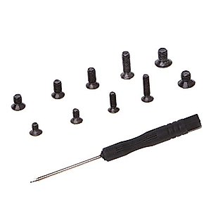 Screw 500Pcs 10 Sizes Black Laptop Notebook Screws Set Kit RepairThe Laptop for Hardware +Screw Driver New #20/19W