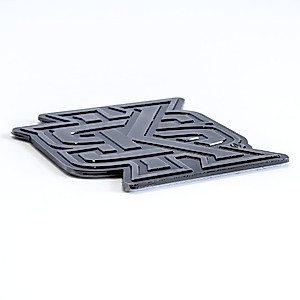 Rico Industries NASCAR Chase Elliott Antique Auto Emblem Antique Nickel Auto Emblem for Car/Truck/SUV,3.25 x 3.75