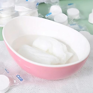 ARSHY 100 PCs Compressed Towels, Mini Tablets Disposable Portable Face Towel Cotton Coin Tissue for Travel, Camping, Hiking, Sport, Beauty Salon, Magic towel and Outdoor Activities