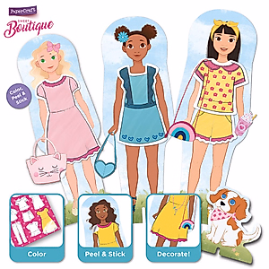 Educational Insights PaperCraft Sweet Boutique, Paper Dolls, Fashion Boutique Toy, Ages 3+