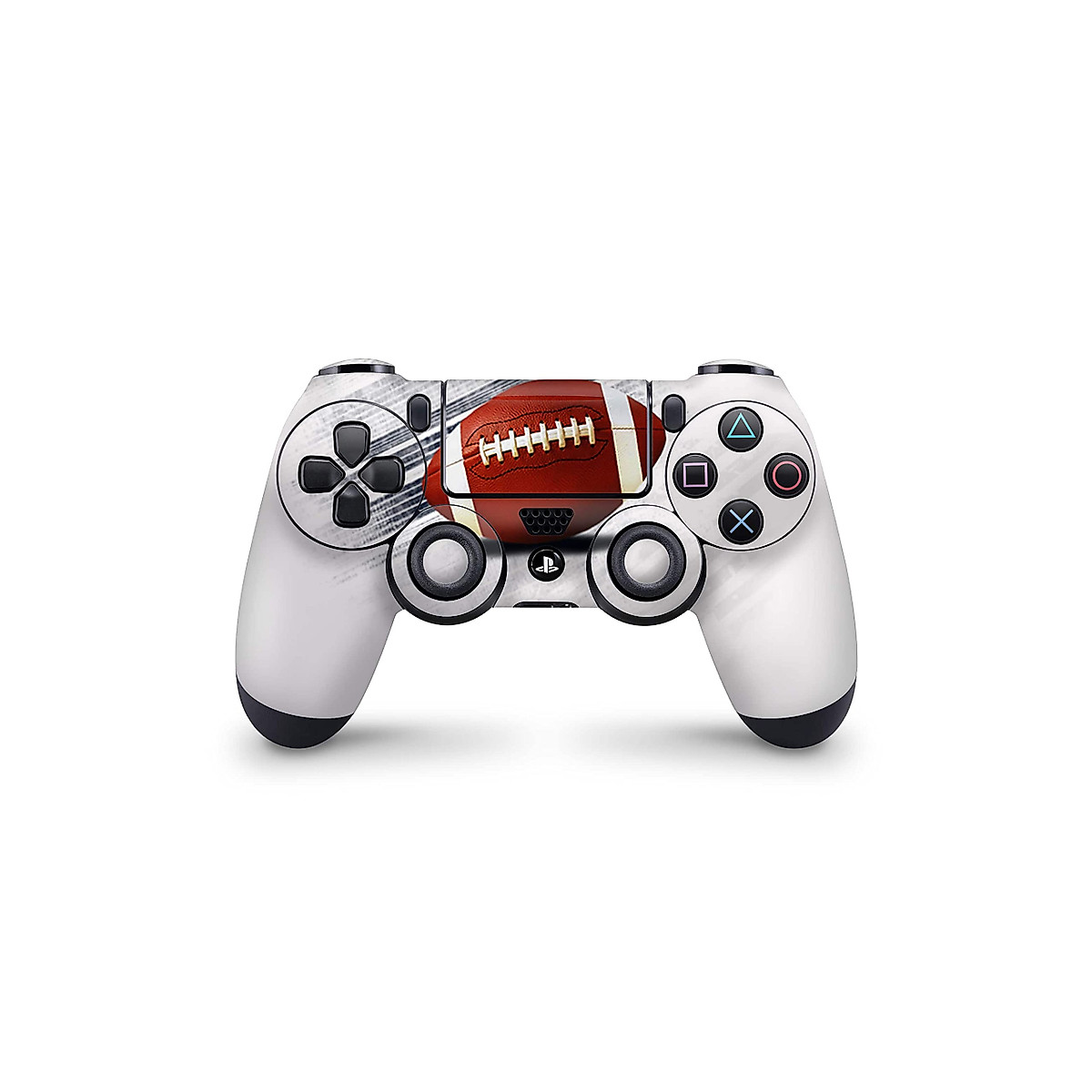 ZOOMHITSKINS Compatible with PS4 Controller Skin, Football Sports, Durable, Vinyl, Made in The USA