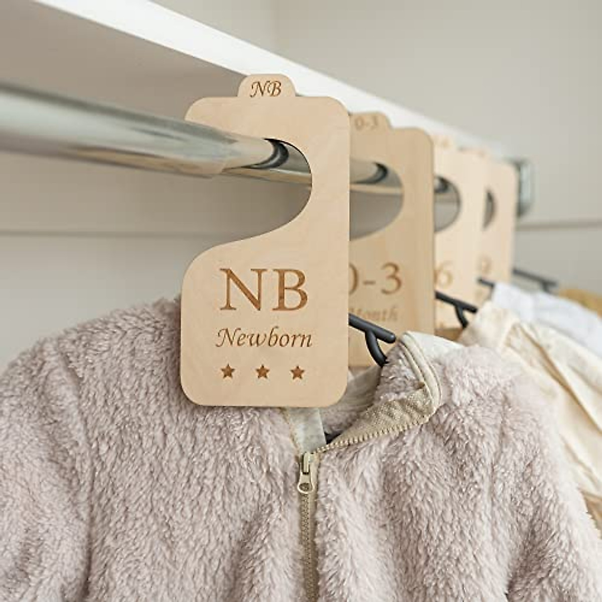 Baby Gifts Sets - Baby Closet Dividers for 0 to 24 Months, Baby Monthly Milestones, Numbers, Months Ideal for Baby Shower,Keepsake Bag for Nursery, Newborn Gift Set,Baby Nursery Decor