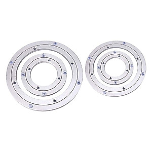 6 Inch Lazy Susan Heavy Duty Aluminium Rotating Turntable Bearing Round Swivel Plate Hardware for Kitchen Dining-Table