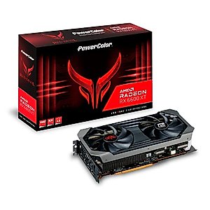 PowerColor Red Devil AMD Radeon RX 6600 XT Gaming Graphics Card with 8GB GDDR6 Memory, Powered by AMD RDNA 2, HDMI 2.1