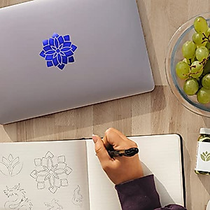 VViViD Chrome Blue Gloss DECO65 Permanent Adhesive Craft Vinyl Roll for Cricut, Silhouette & Cameo (100ft x 1ft Bulk Roll)