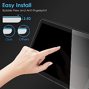 DETUOSI 【2-PACK】 Screen Protector for Victbing 10.1 Inch Tablet, for Dragon Touch Notepad K10/ Max10, ZONKO Z105 10.1, MYMAHDI 10.1, TPZ 10.1, TenYiDe TYD-107 10.1 Inch Tempered Glass Film Mica