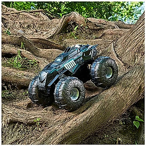 DC Comics Batman, All-Terrain Batmobile Remote Control Vehicle, Water-Resistant Batman Toys for Boys Aged 4 and Up
