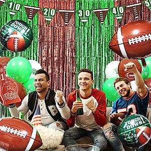 39PCS Football Party Decorations Football Party Supplies for Football Theme Decoration