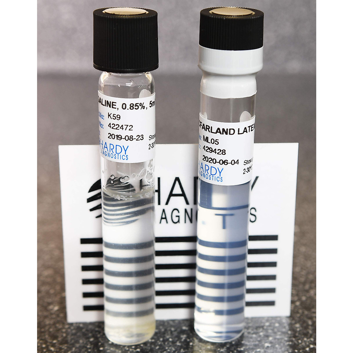 McFarland Standard, Latex Equivalent # 0.5, 8ml Fill, 16x100mm Tube, by Hardy Diagnostics