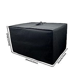 Wanty Black Antistatic Water-Proof Dust-Proof Nylon Fabric Printer Cover Case Protector for Epson Workforce WF-3640/Brother MFCL2700DW/2540DW / DCP-L2520DW/MFC-L2740DW/MFC-8710DW Wireless Printer