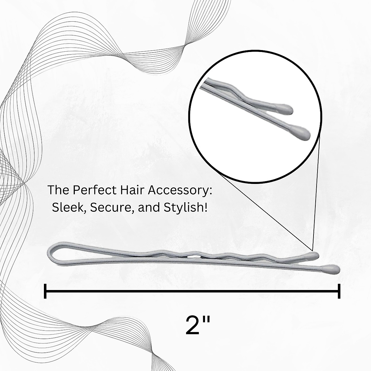 Sta-Rite Bobby Pins 1353 Silver 60 count