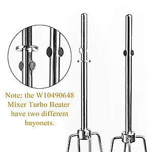 Hand Mixer Turbo Beaters for KitchenAid W10490648,KHM2B, AP5644233, PS4082859