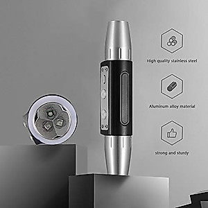 Jade Appraisal Light Detector Lamp, Super Bright DX6 USB Rechargeable 6 Lights Expert Jade Appraisal Flashlight for Jewelry Appraisal