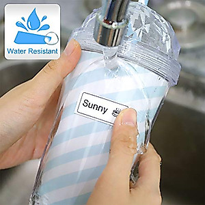 Unistar TZ Tape 12mm 0.47 Laminated White Replacement for Brother Label Maker Tape TZe-231 TZe231, Compatible for Brother Ptouch PT-D210 PT-D400 PT-D600 PT-1280, 26.2 Feet, 5 Pack