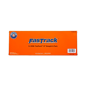 Lionel FasTrack 10” Straight Track, Electric O Gauge, 4-Pack