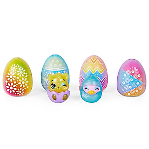 Hatchimals CollEGGtibles, Spring Toy Basket with 5 and 3 Pets, Kids Toys for Girls Ages 5 and up