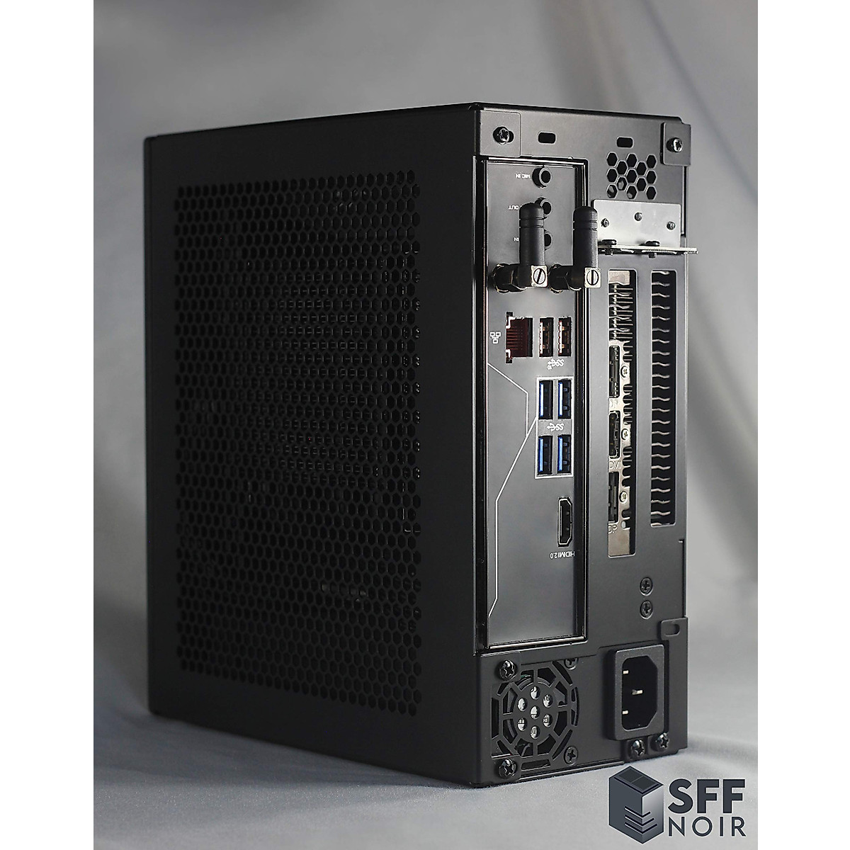 SFF Noir Shadowlink Antenna - Dual Band WiFi and Bluetooth Antenna Set for PC (Mini)