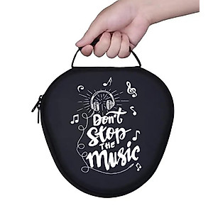 Hard Case for New AirPods Max, Travel Carrying Headphone Case with Funny Print Music Earpad Cover Protective Portable Storage Bag Gift APM2