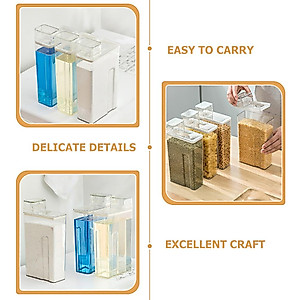 Alipis 2pcs Lotion Transparent Sub Bottle Refillable Containers Washing Powder Bucket Liquid Sub Bucket Laundry Soap Dispenser The Pet Dedicated Household Bucket