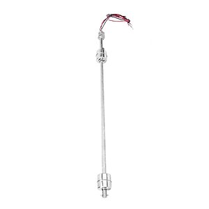 Liquid Level Sensor, DC 0-110V Large Size Stainless Steel Double Ball Switch Water Level Controller Sensor Switch for Water ,Pool,Sink,Fish ,etc(400mm)