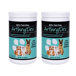 YOUNGEVITY Arthrydex Complete Nutritional Supplement | Vitamins Probiotics Enzymes | Pets Healthy Bones & Joints -1 lb Canister (Pack of 2)