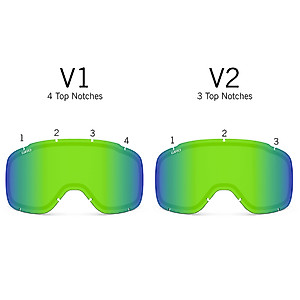 Giro Cruz/Roam/Moxie Snow Goggle Replacement Lens - Loden Green
