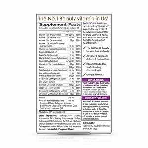 Perfectil Vitabiotics Multivitamin | Hair Growth and Thickening Formula | Supports Thicker, Healthy Hair | Vitamin D, E, Collagen, Biotin, and More