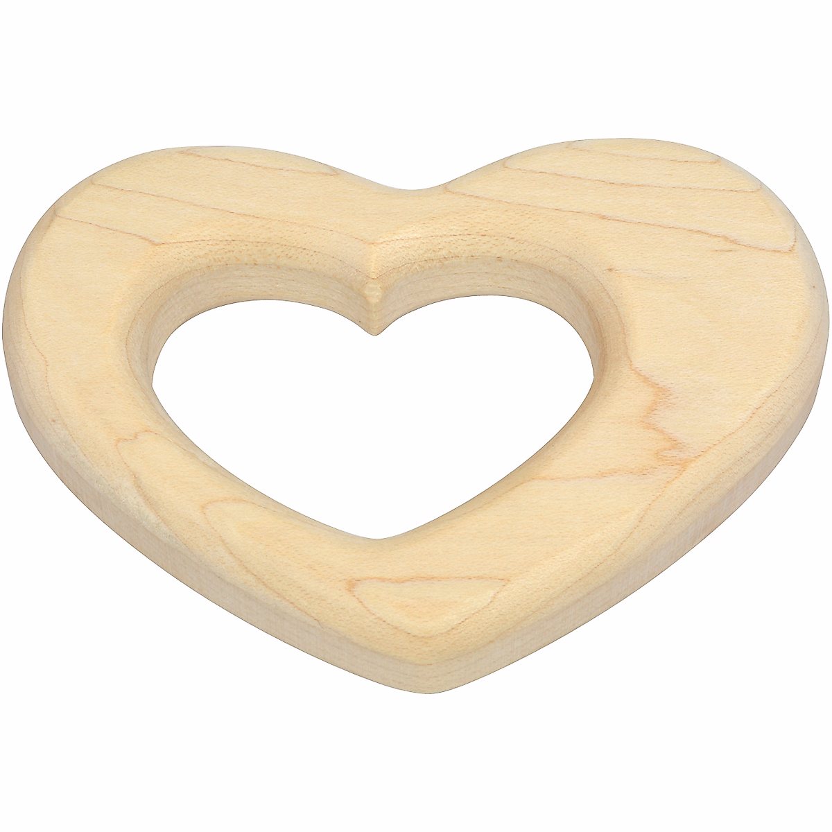 Heart Shaped Maple Teether - Made in USA