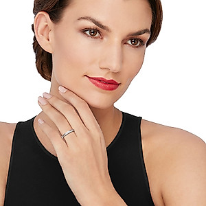 Ross-Simons 0.25 ct. t.w. Baguette Diamond Ring in Sterling Silver. Size 8