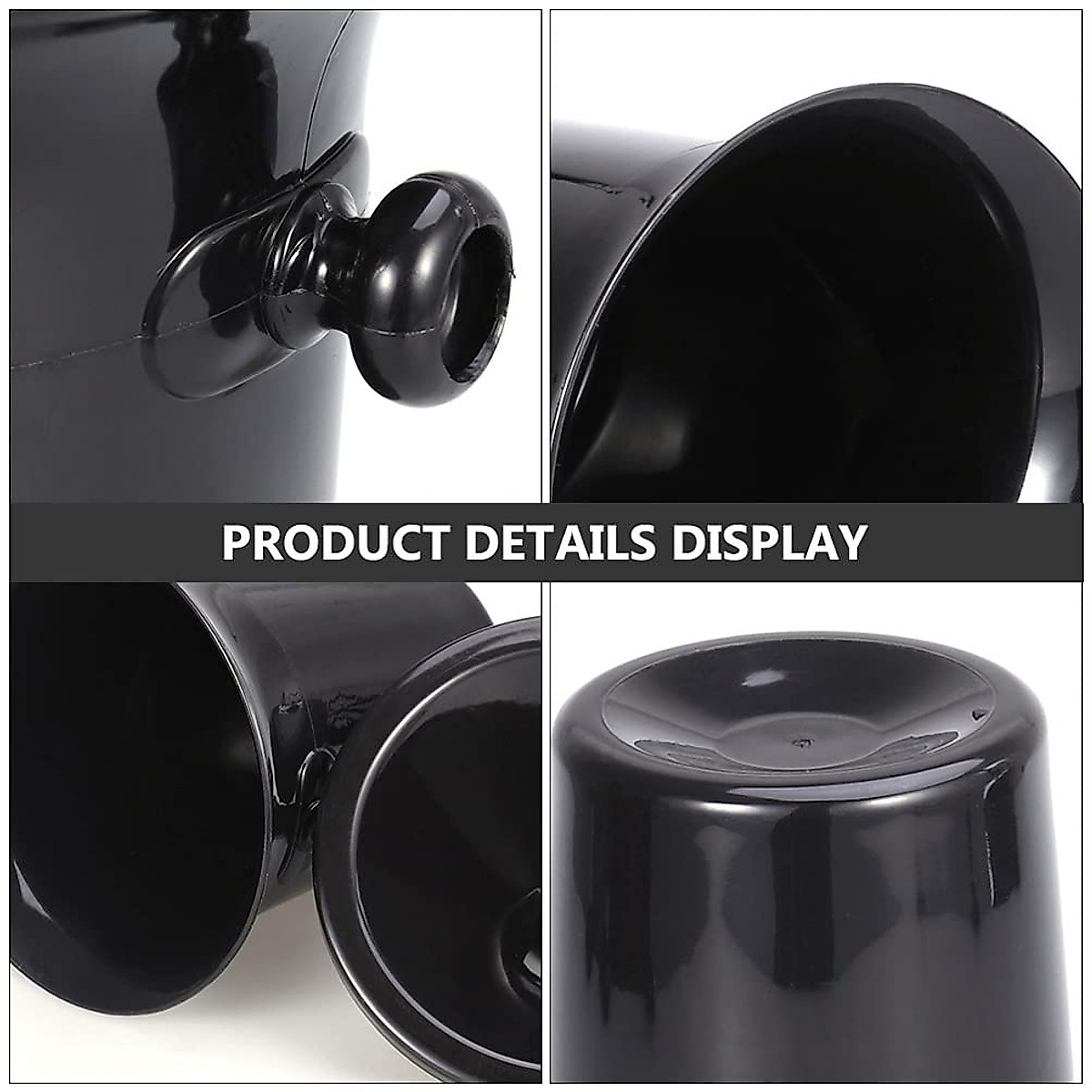 YARDWE 4Pcs Wine Tasting Dump Bucket Champagne Bucket Spit Wine Barrels Ice Bucket Cold Wine Barrels for Wine Whiskey Cocktails