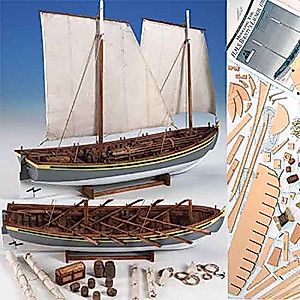 Model Shipways Wood HMS Bounty Launch 1:16 Plank-on-Frame Kit MS1850 - Model Expo.