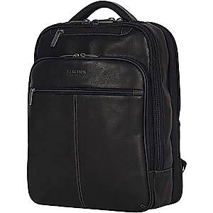 Kenneth Cole Reaction Tablet Shoulder Messenger Bag Colombian Leather, Brown