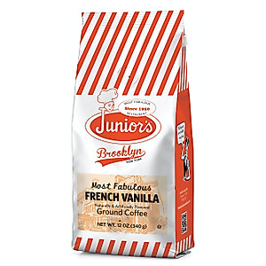 Junior's Most Fabulous Ground Coffee, 12 oz (French Vanilla, 6 bags)