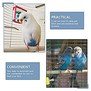 Bird Water Feeder Bird Water Dispenser for Cage Bird Feeder Tube Drinker Container for Pet Parrot Budgie Lovebirds Cockatiel Bird Water Container