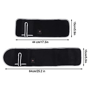 Lumbar Support Belt, Heating Pad Pain Relief, Portable Electric Fast Heating Belly Wrap Belt for Women and Girl, Portable Cordless Heating Pad