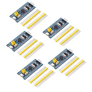 Core Board Module, 5PCS STM32F103C8T6 STM32 Minimum System Board Module 40 Pin Core Learning Module for, Single Board Computers