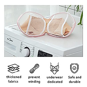 KATEI STORY Laundry Bag Bra Washing Bags Set Of 3 High Permeability Fine Mesh Bra Bag Reusable Bra Bags With Exclusive Lock To Prevent The Zipper From Shifting…