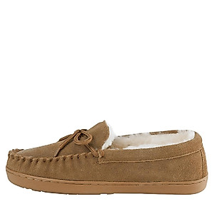 BEARPAW Men's Moc II Wide Hickory Size 10 | Men's Slipper | Men's Shoe | Comfortable & Lightweight