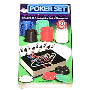 F-Novelties 80 Chip Poker Set