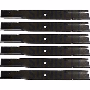 (6 Pack) Premium Low Lift Replacement XHT Lawn Mower Blade Fits Toro/Wheel Horse 106-0629 | 21.5" x 2.5" / 0.5" Hole